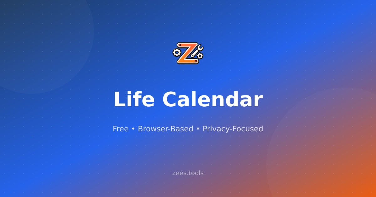 Life Calendar | Z's Tools
